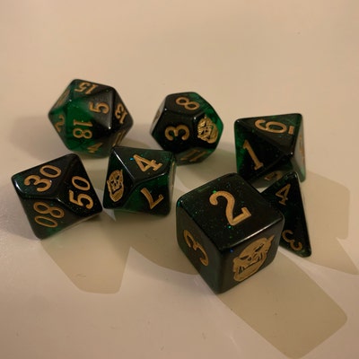 Dice RPG Set of 7 'spirit Of' Minotaur Dice, Dungeons and Dragons ...