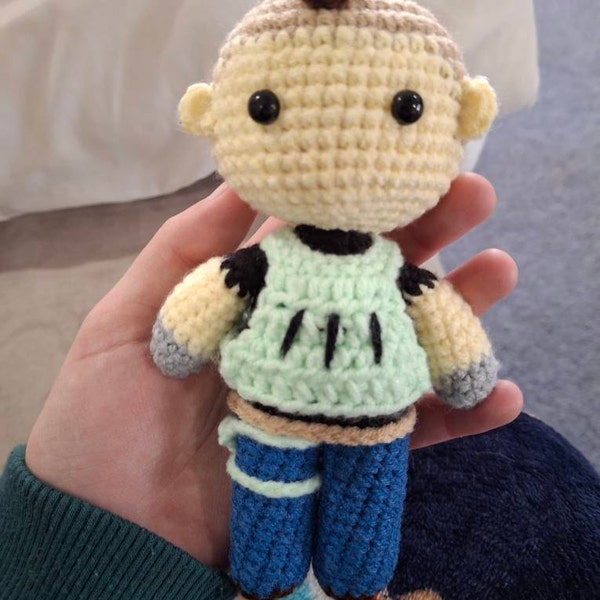 FNF Tord Crochet Plush, Custom FNF Crochet Toy - Etsy