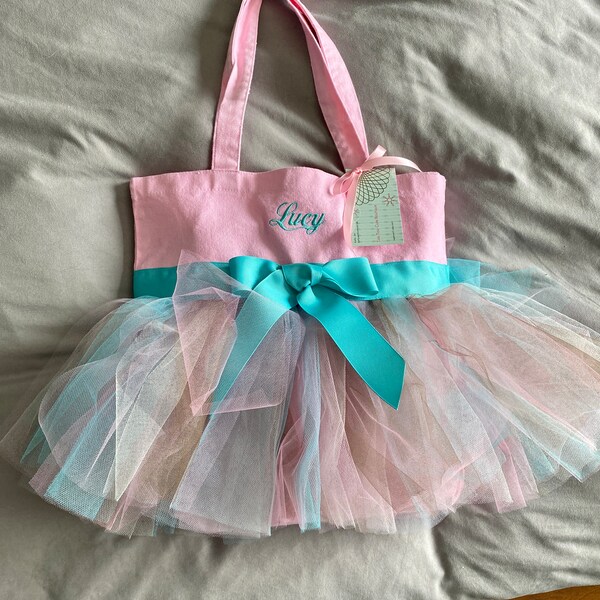 Embroidered Dance Bag, Tote Gift, Embroidered Tote Bag, Dance Bags ...