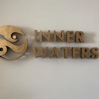 CORTEN rusted Steel LED Backlit Sign, Backlit, Business Sign-plaque ...