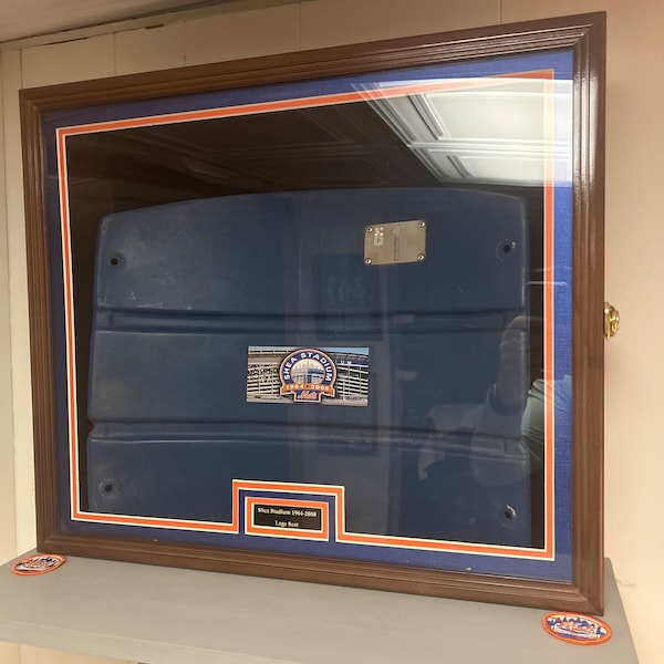 Stadium Seat Back Display Case Shadowbox - Custom Matting Option ...