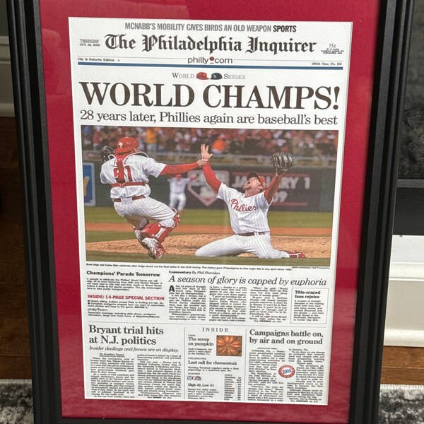 1995 and 2021 Atlanta Braves World Series Champions Framed & Matted ...