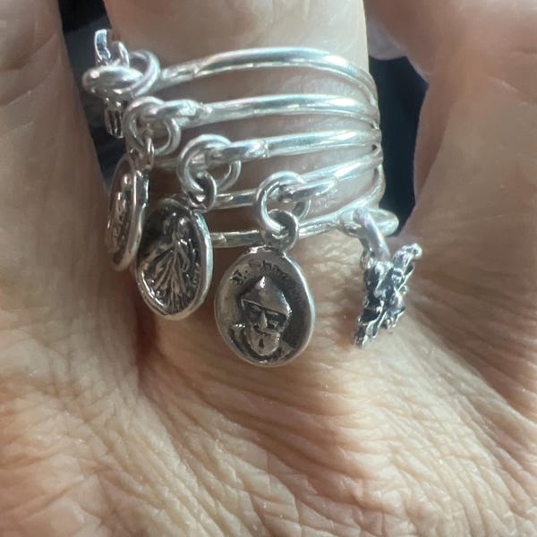 Seven Day Ring Saint Benedict Ring for Her Real Silver Ring St Benedict ...