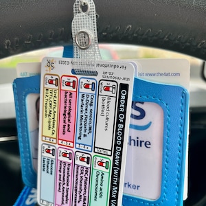 Bristol Stool and Urine Colour Charts ID Badge Flash Card Nurse Student ...