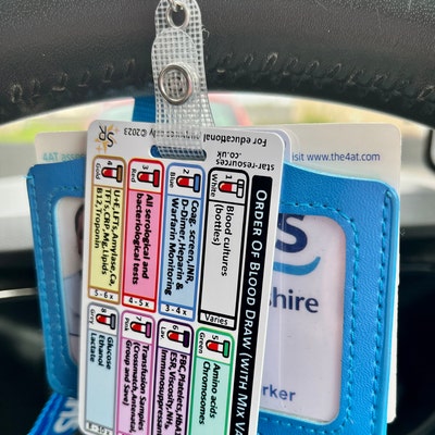 Bristol Stool and Urine Colour Charts ID Badge Flash Card Nurse Student ...