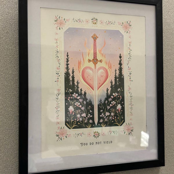 You Do Not Fear. You Do Not Falter. You Do Not Yield Print, Fantasy ...