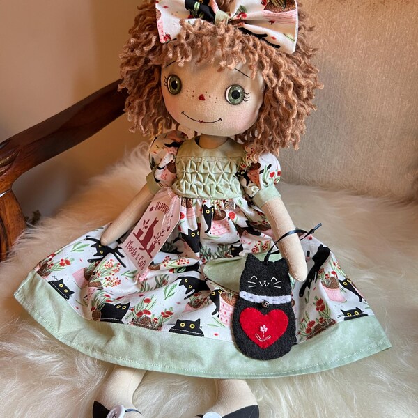 E-pattern 16 Inch Raggedy Ann Doll, Cloth Doll - Etsy