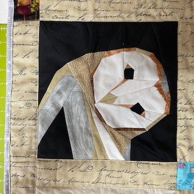 The Curious Owl Foundation Paper Piecing Pattern, Barn Owl, FPP Quilt ...