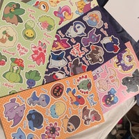 Ghost Type Pokemon Sticker Sheet Pokemon Type Series - Etsy Norway