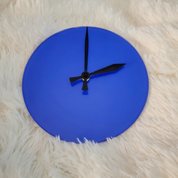 Shabby Chic Wall Clock, Floral Clock, Vintage Botanical Clock, Silent ...