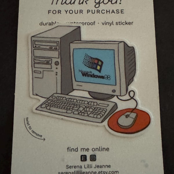 Retro Nostalgic Handdrawn 90s 2000s 3" Vinyl Sticker Blockbuster VHS - Etsy