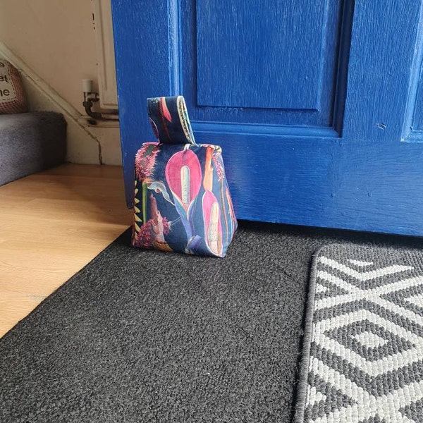 JUNGLE Design DOOR STOPS Stunning Velvet Handcrafted Luxurious Leopard ...