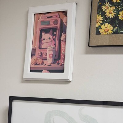 Kawaii Aesthetic Illustration Art Print Mini Poster Lo-fi, Ko-fi Cute ...