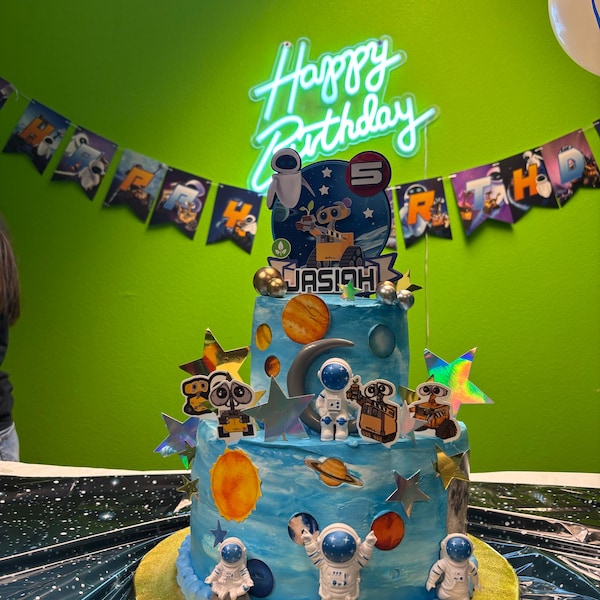 Walle Cake Topper | Walle Birthday Decoration | Walle Party | Walle - Etsy