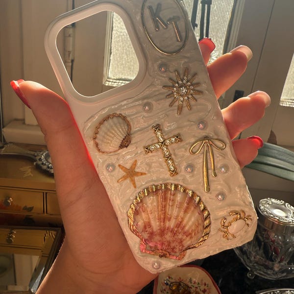 Coastal Seashell Phone Case Decoden Phone Case Beach Lover Gift ...