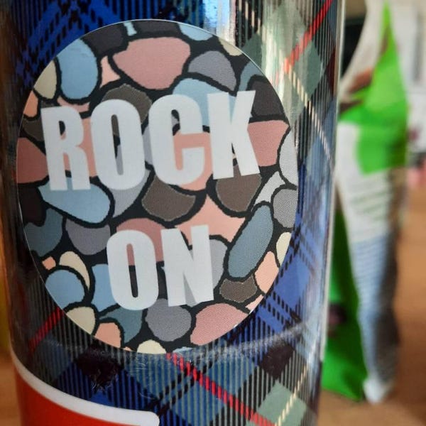 Rock on Vinyl Sticker | Sticker | Beach | Decal | Rocks | Picking Rocks ...