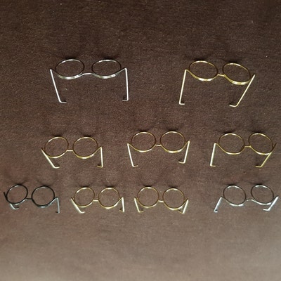 Gold Toy Glasses Mini Spectacles for Dolls or Santas Choice of Sizes ...