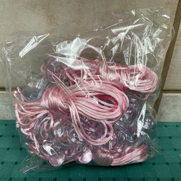 Baby Shower Pacifiers Party Favor Decorations - 12 Pcs Clear Pacifiers ...