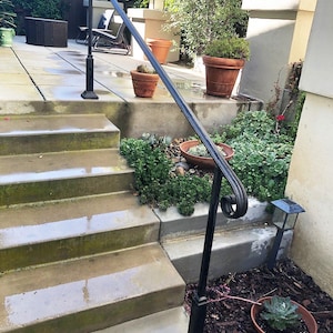 1 Step Wrought Iron Grab Handle for Doorways - Etsy