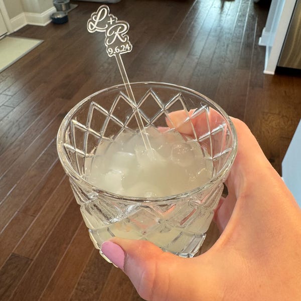 Custom Stir Stick for Wedding Personalized Drink Stirrers Birthday ...