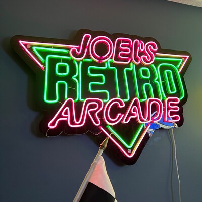 Custom Neon Signs Retro Arcade Neon Signs - Etsy