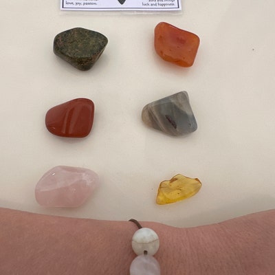 Yellow Agate Tumbled Stone Agate Tumbled Stones Stones - Etsy