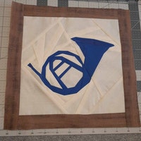 Goat 12 Inch Quilt Block, Foundation Paper Pieced Pattern With 2 ...