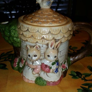 Vintage Glossy Pig Teapot W/ Lid A Uniquely Pig Shaped | Etsy