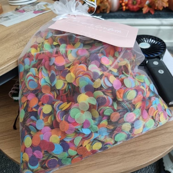 Biodegradable Confetti - Bright Rainbow Confetti Mix Perfect for ...