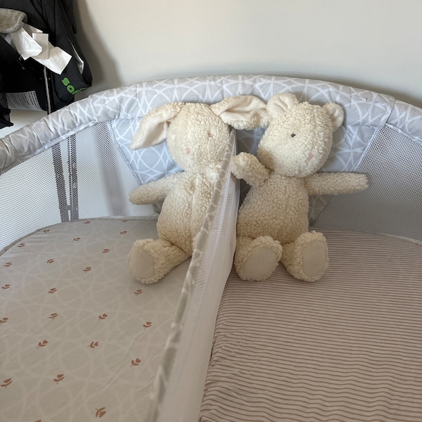 Handmade Organic Cotton Fleece Bunny Rabbit - Baby Gift for a Boy or ...