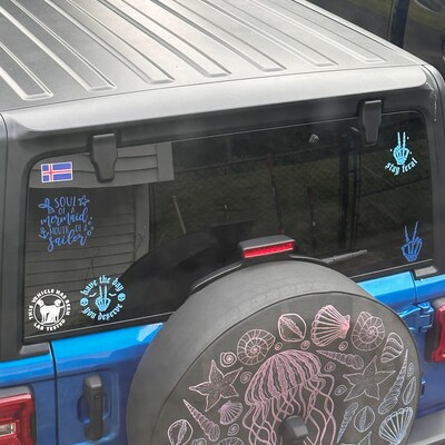 Stay Feral, Feral Decal, Skeleton Decal, Spooky Car Accessories, Goth ...