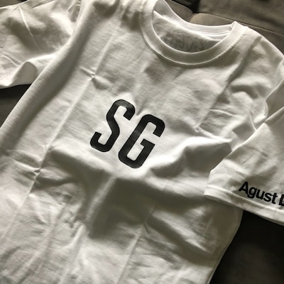 SG Shirt / Agust D / SUGA Handwritten Letters on the Back - Etsy