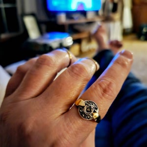 Century-old Vintage Ring, Gold Ring, Sterling Silver Ring Antique Ring ...