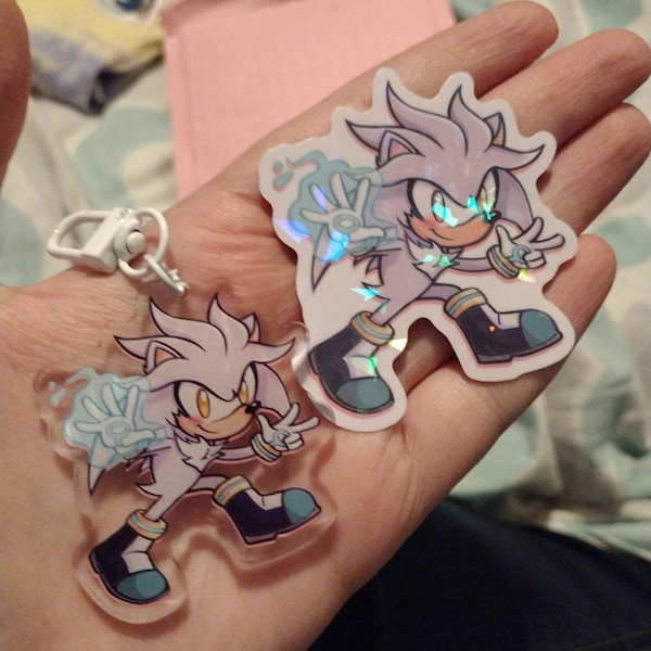 Sonic & Shadow Hedgehog 3' Acrylic Keychain/charms Sonic Hedgehog - Etsy