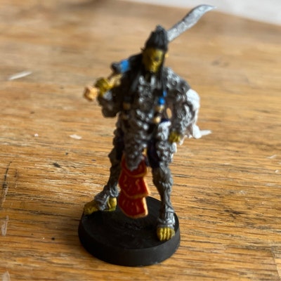 Gith Captain black Eye Miniature for Dungeons and Dragons - Etsy