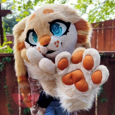 FREE SHIPPING 3D Printed Fursuit Costume Baby Doll Eyeblanks attachable ...