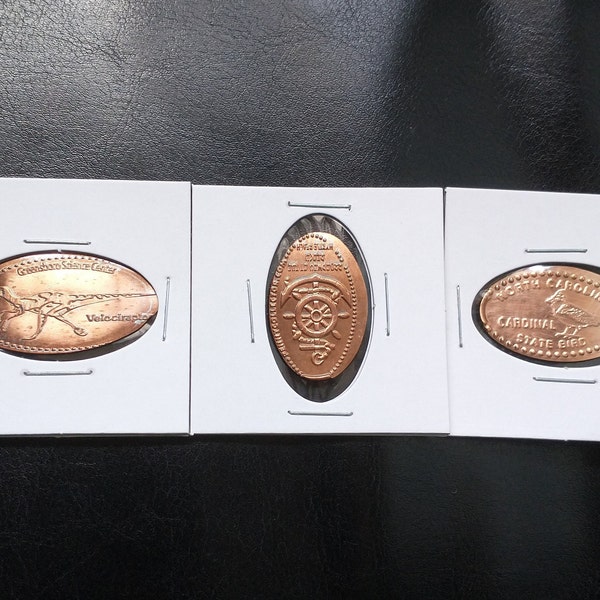 8 Elongated Penny Holders (flips) - Etsy