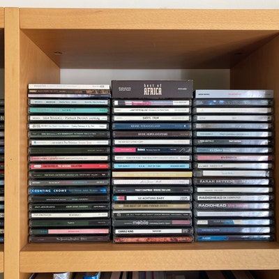 CD Cases Tray holds 18 in a 1x18 Layout Storage/holder/stand/rack/box ...