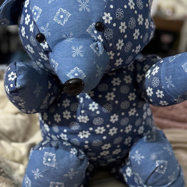 Memory Bear Pattern Easy 14 Sewing Pattern Simple Bear Pattern Sewing Pattern PDF Teddy Bear ...