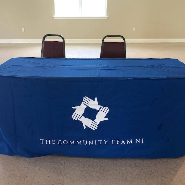 Personalized Tablecloth Promotional Custom Fitted Table Cloth Business ...