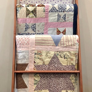60 Tall Cherry Ladder Quilt Rack 6 Different Widths | Etsy