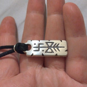 VALFREYJA Lady of the Slain Talisman in Sterling Silver Viking Rune ...