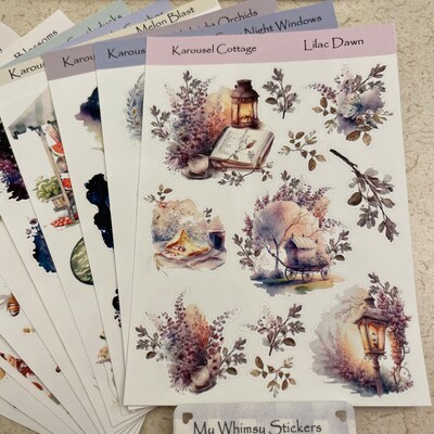 Journal Stickersplanner Stickerswhimsical Stickersjunk Journal Stickers ...
