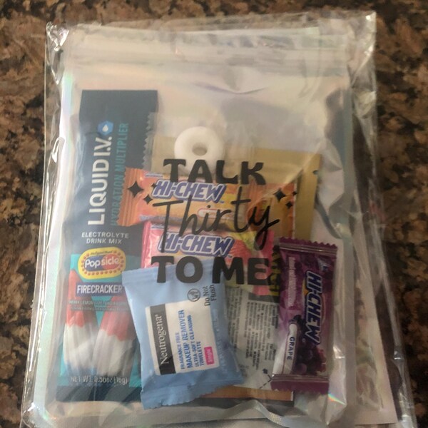 Stayin Alive Hangover Kit/self Care Kit Weddings/bachelorette Party ...