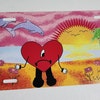Rauw Alejandro Fox License Plate Frame (BLACK), Rauwalejandro License ...