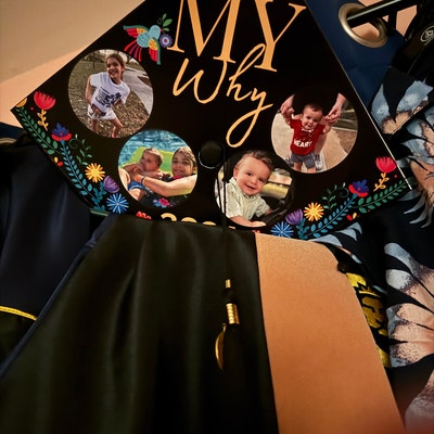Custom Printed Graduation Cap Topper With Your Photos - Etsy