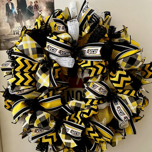 College Sports Wreaths, Virginia Commonwealth University Wreath, VCU ...