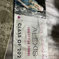 Graduation Welcome Sign, Graduate Decorations, Personalized High School ...