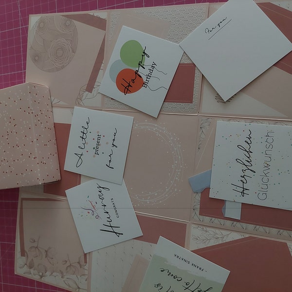 Birthday Gift, Explosion Box Pink, Gift for Girlfriend, Wedding Gift ...