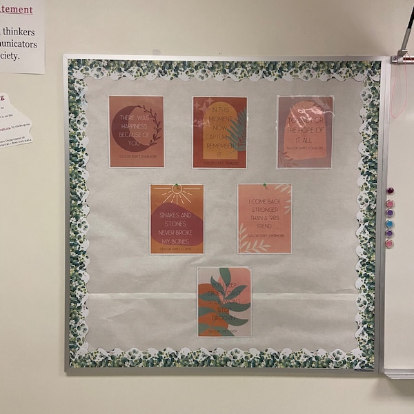 Taylor Swift Inspired Classroom Affirmations | Digital Downloads L Boho ...